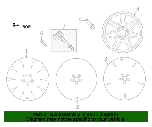 52960-D2400 - Wheel Cap 2017-2024 Genesis | AutoNation Parts