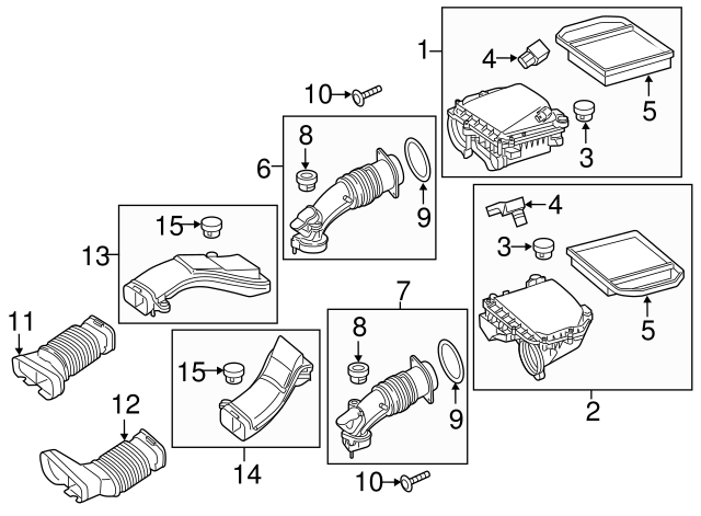 2015-2020 Mercedes-Benz Clean Air Line 276-090-22-37 | Mercedes-Benz Parts