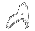 2016-2020 Kia Sorento Fender 66311-C5000 | QuirkParts