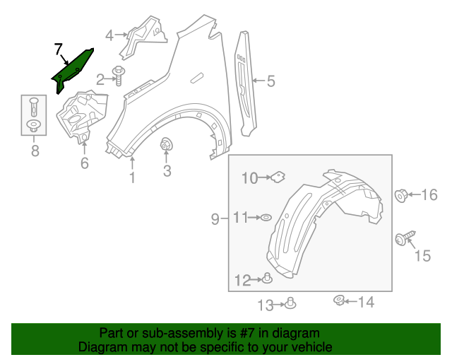 84169-C5000 - Trim Cover 2016-2020 Kia Sorento | Kia.Parts Store
