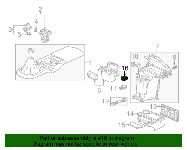 OEM 2000-2001 Honda S2000 Trunk Switch 35800-SL0-003ZC | Honda ...