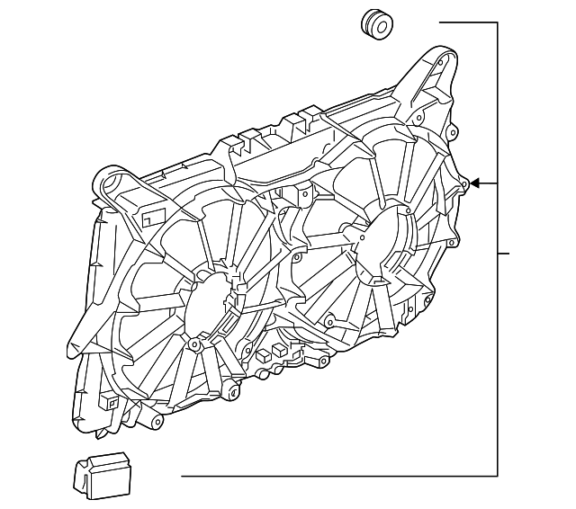 23420530 GM Engine Cooling Fan Shroud | GM Parts Store