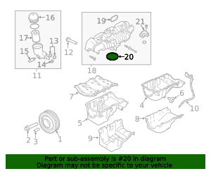 Genuine OEM Fuel Injection Throttle Body Mounting Gasket Part# JDE38160 ...