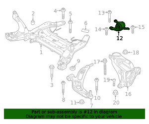 2016-2024 BMW Control Arm Bracket 31128831646 | OEM Parts Online