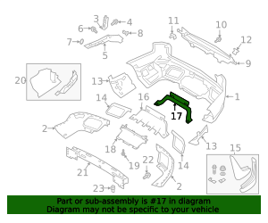 Genuine OEM Towing System - Rear Bumper Valance, Svr Part# LR117847 ...