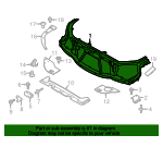 Genuine OEM Radiator Support Part# LR113425 Fits 2013-2022 Land Rover ...