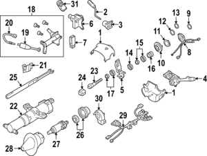 2003-2007 GM Ignition Lock Cylinder Case 88964342 | NewGMParts.com