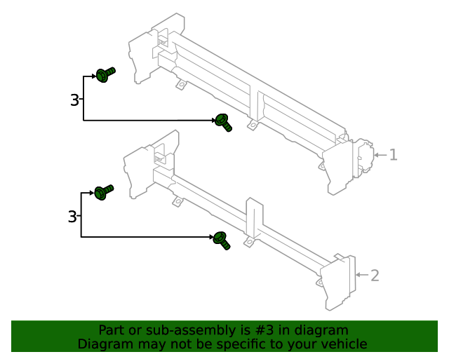 2013-2024 Subaru Shutter Assembly Bolt 901000314 | OEM Parts Online