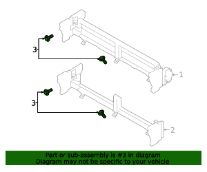2013-2024 Subaru Shutter Assembly Bolt 901000314 | OEM Parts Online