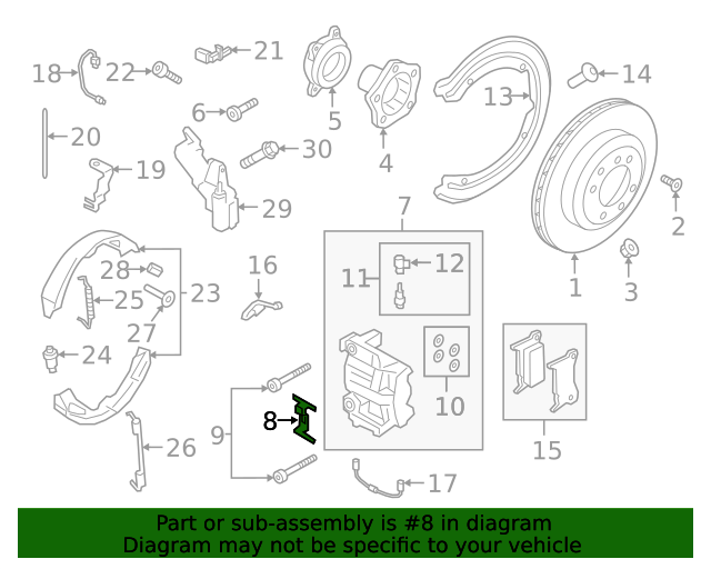2012-2024 Porsche Caliper Spring 971-698-995-B | OEM Parts Online