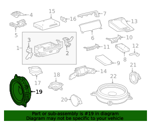 86160-0WY40 - High-Quality Speaker for 2018-2025 Lexus | AutoNation Parts
