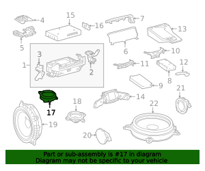 86160-F6010 - Speaker 2022-2024 Lexus | AutoNation Parts