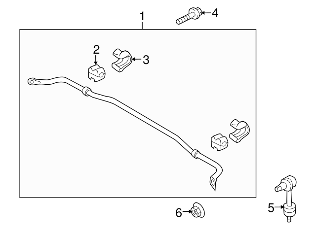 2010-2011 Hyundai Tucson Stabilizer Bar 55510-2S000--SJ | OEM Parts Online