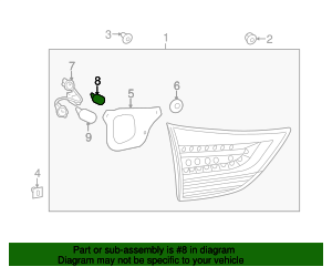 1984-2020 Toyota Bulb 0023400192 | Toyota Parts Center