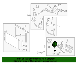 2011-2020 Hyundai A/C Compressor Clutch Pulley 97643-3X100 | OEM Parts ...