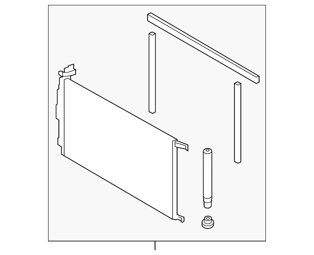2017-2020 Hyundai Elantra Condenser 97606-F2000 | OEM Parts Online