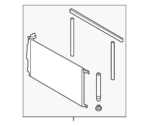2019-2020 Hyundai Elantra A/C Condenser 97606-M6000 | QuirkParts