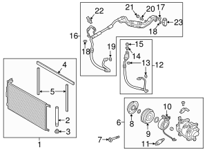 2017-2020 Hyundai Elantra A/C Condenser 97606-F2000 | AutoNationParts.com