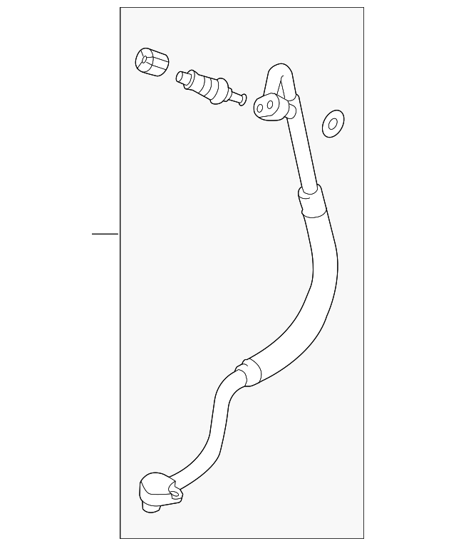 4G0-260-707-CS - Upper Hose & Tube 2014-2016 Audi | Audi OEM Parts