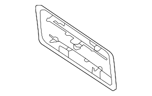 253-880-76-03 - License Bracket 2020 Mercedes-Benz GLC 300 | Mercedes ...