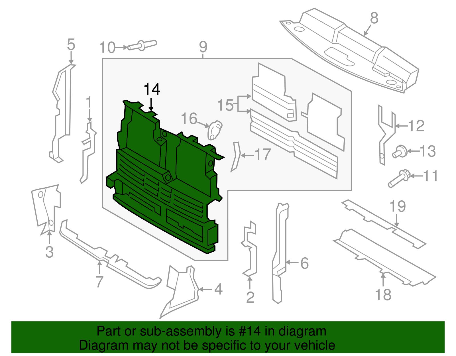 2015-2018 Ford Edge Housing FT4Z-8B455-B | OEM Parts Online