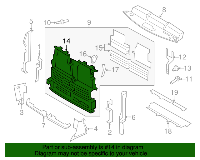 FT4Z-8B455-B - Housing 2015-2018 Ford Edge | Ford OEM Parts Direct