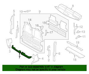 Genuine OEM Ford Part - Lower Deflector FT4Z-8326-B | Genuine OEM Ford ...