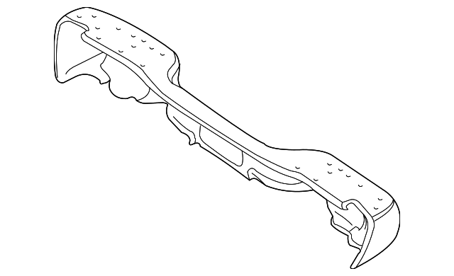 1999-2006 GM Chrome Rear Bumper Impact Bar 19121286 GM | GMPartsDirect.com