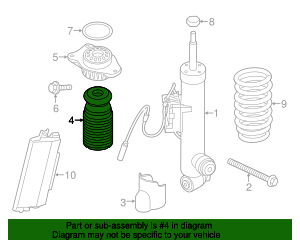 Genuine BMW 31-33-6-778-784 | Strut Bumper | FREE Shipping on Most ...