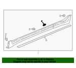 Rocker Molding Clip - GM (11601845) | TascaParts.com