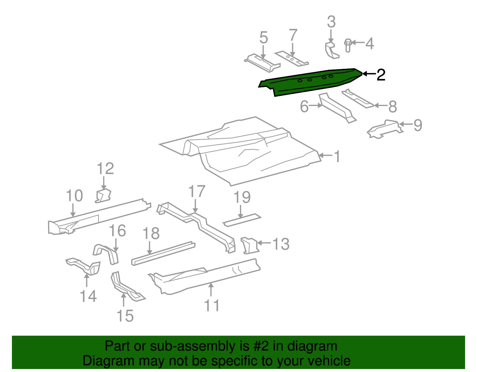 Toyota Center Reinforced Part# 581020c021 | Toyota of Colorado Springs