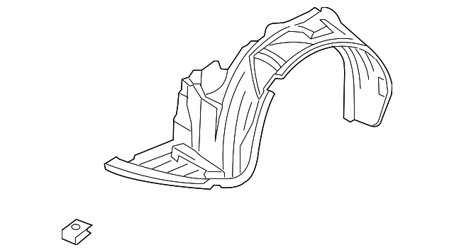 74101-SCV-A00 - Fender, R Front (Inner) - 2003-2008 Honda Element ...
