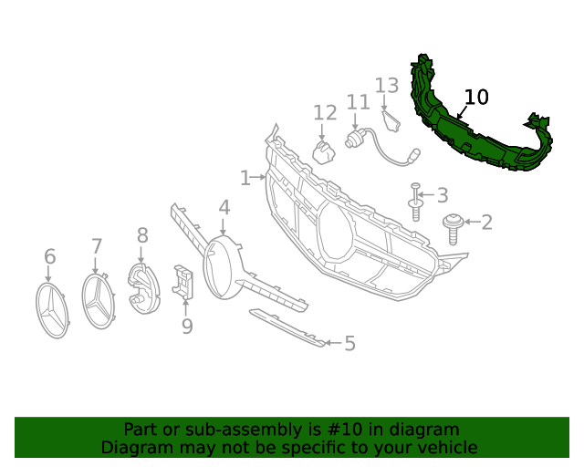 Air Duct 205-505-18-30 | Mercedes-Benz Parts