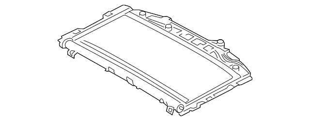 Genuine BMW 54-10-9-464-909 | Rear Glass Frame | FREE Shipping on Most ...