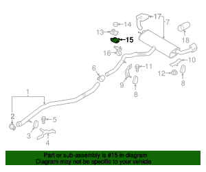 18-30-8-611-673 - Exhaust Control Valve Actuator Bracket 2015-2019 BMW ...