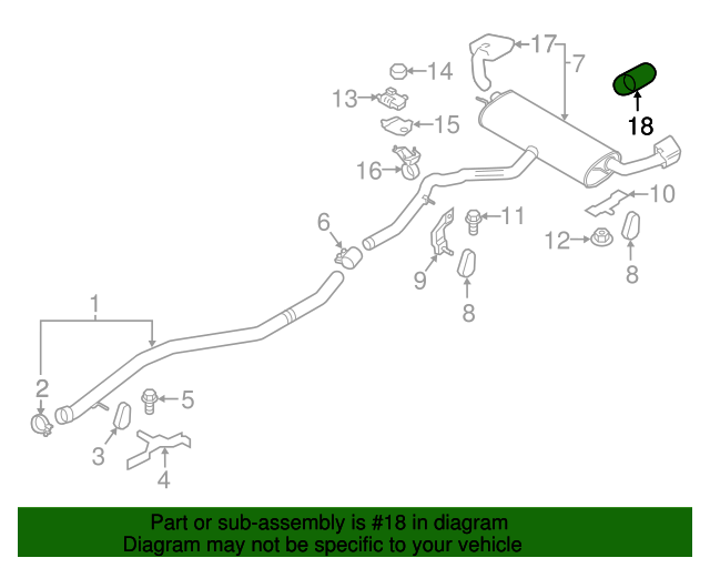 18-30-8-626-665 - Tail Pipe Extension - 2015-2019 BMW X6 | Buy BMW ...