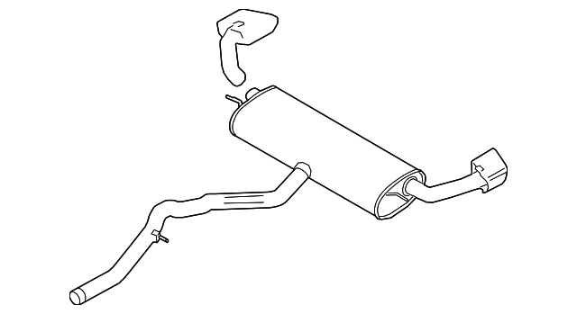 Genuine BMW 18-30-8-679-891 | Rear Muffler | FREE Shipping on Most ...