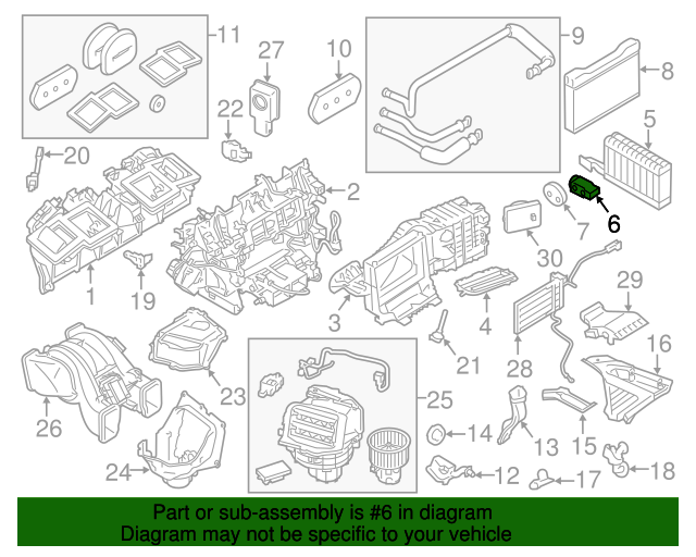 2009-2019 BMW Expansion valve 64-11-9-159-803 | AutoNation Parts