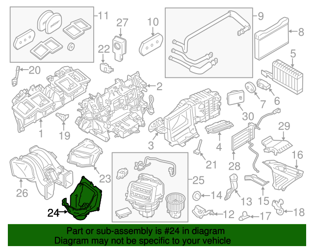 Genuine BMW 64-11-9-216-222 | Blower Cover | FREE Shipping on Most ...