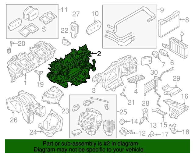 Genuine BMW 64-11-9-241-195 | Lower Housing | FREE Shipping on Most ...