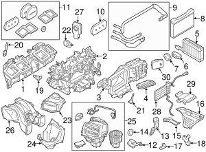 64-11-9-163-330 - Heater Core - 2009-2019 BMW | BMWPartsHub