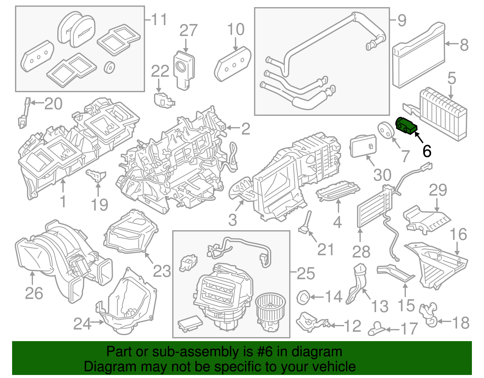 64119159803 - 2009-2019 BMW Expansion Valve (64-11-9-159-803) | BMW of ...