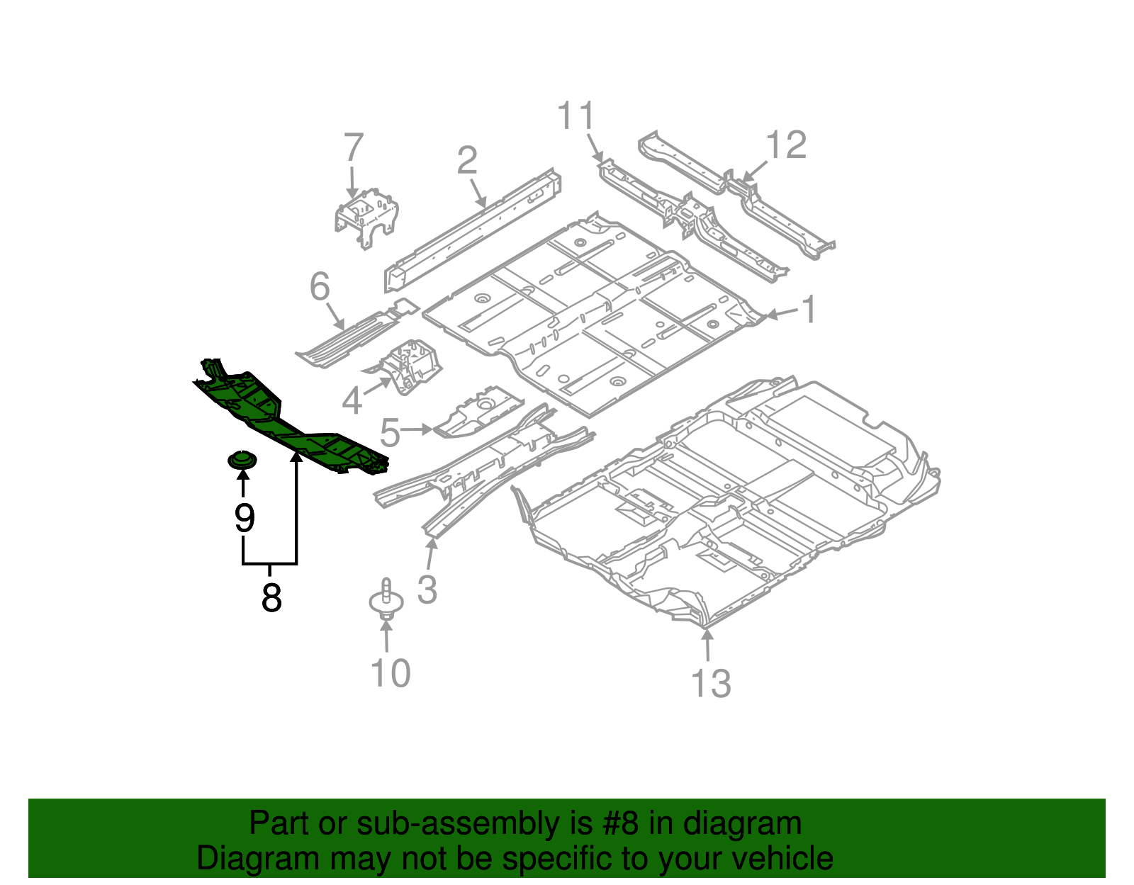 2003-2007 Nissan Murano Splash Shield 75890-CA000 | Sullivan Brothers ...