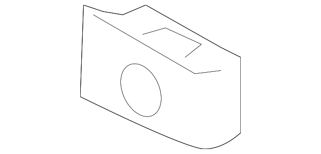 1990-2012 Mitsubishi Fender Liner U-Nut MB138567 | MitsubishiParts.com