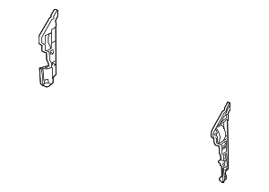 Hyundai - 29135-3M200 - Side Air Baffle - 2009-2013 Hyundai Genesis ...