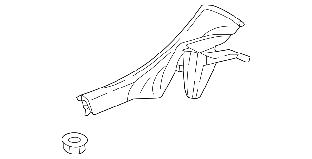 2016-2019 Chevrolet Cruze Rear Sill Plate - Driver's Side (LH) 84243020 ...