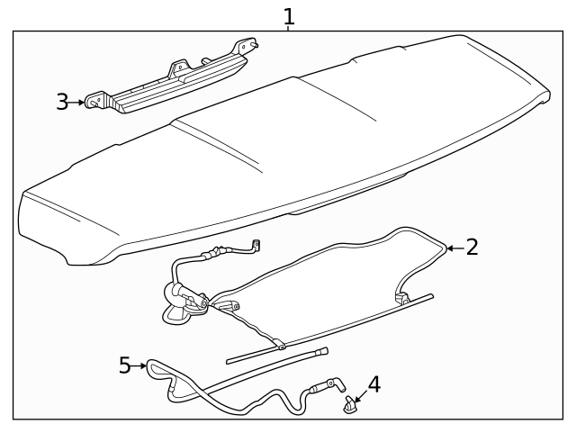 2023-2024 GM Spoiler 86805200 GM | GMPartsDirect.com