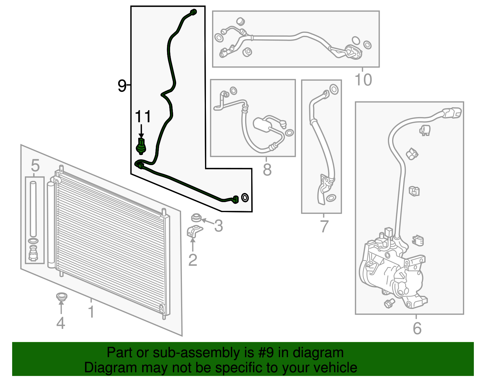 80341-T3V-A01 - 2014 Honda Accord - Pipe Receiver | Honda Car Parts Direct