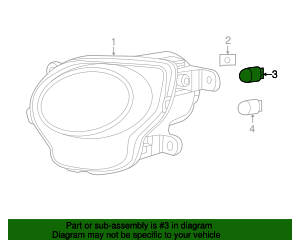2012-2018 Mopar Marker Lamp Bulb L0007443 | TascaParts.com