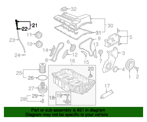 2008-2010 Porsche Cayenne Engine Oil Dipstick 955-107-068-00 ...
